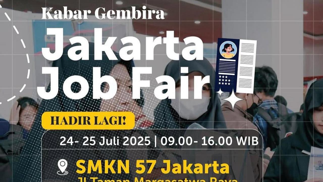 Kabar Gembira, Jakarta Job Fair Kembali Digelar 24-25 Juli 2025