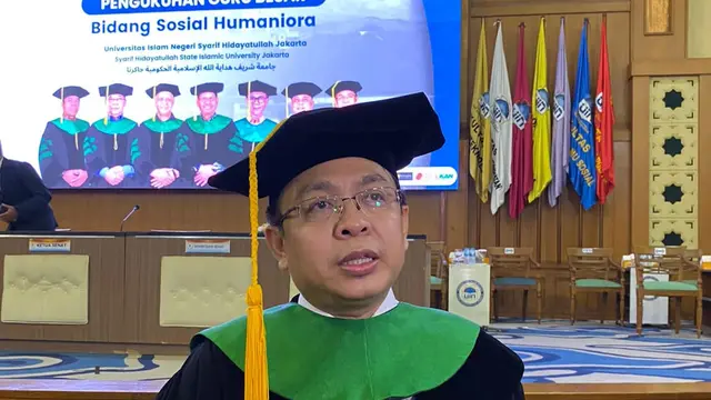 Burhanuddin Muhtadi Resmi Jadi Guru Besar UIN Jakarta - News Liputan6.com