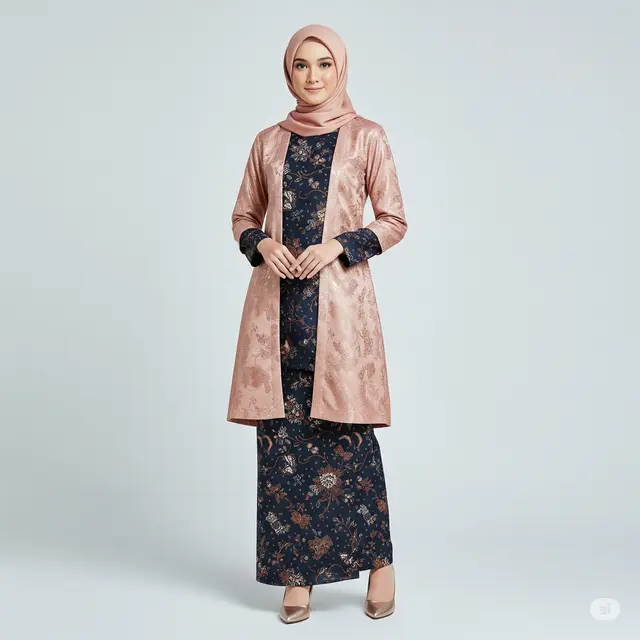 15 Model Gamis Batik Elegan dan Mewah untuk Tampil Menawan di 2025 ...