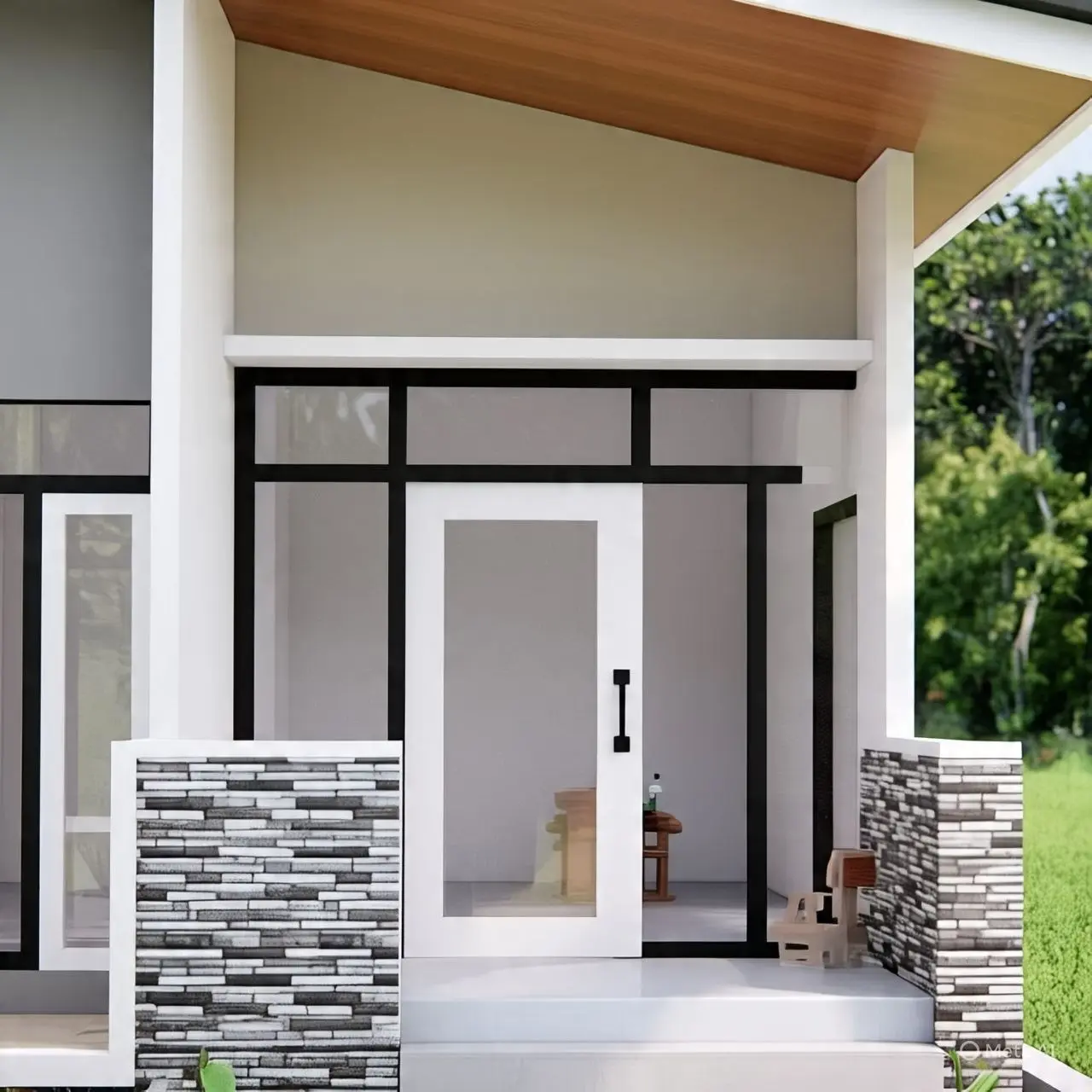 11 Model Teras Depan Rumah Subsidi Tren 2025, Cantik & Fungsional - Hot ...