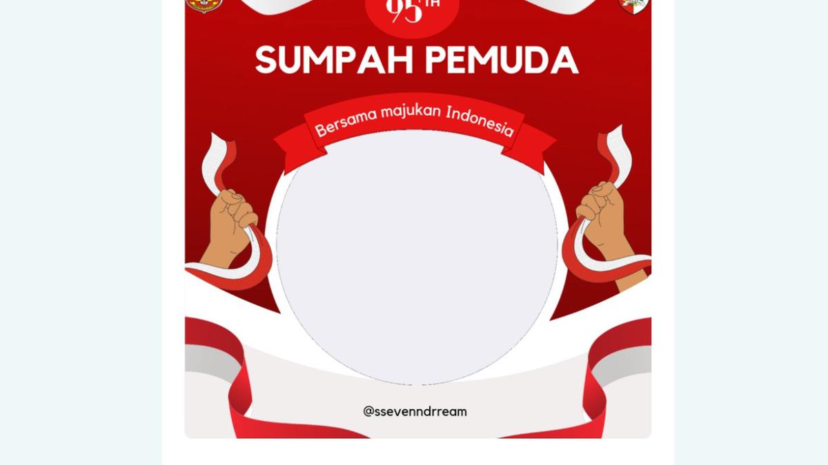 30 Link Twibbon Peringatan Sumpah Pemuda yang Diperingati Hari Ini Sabtu 28 Oktober 2023 - News ...