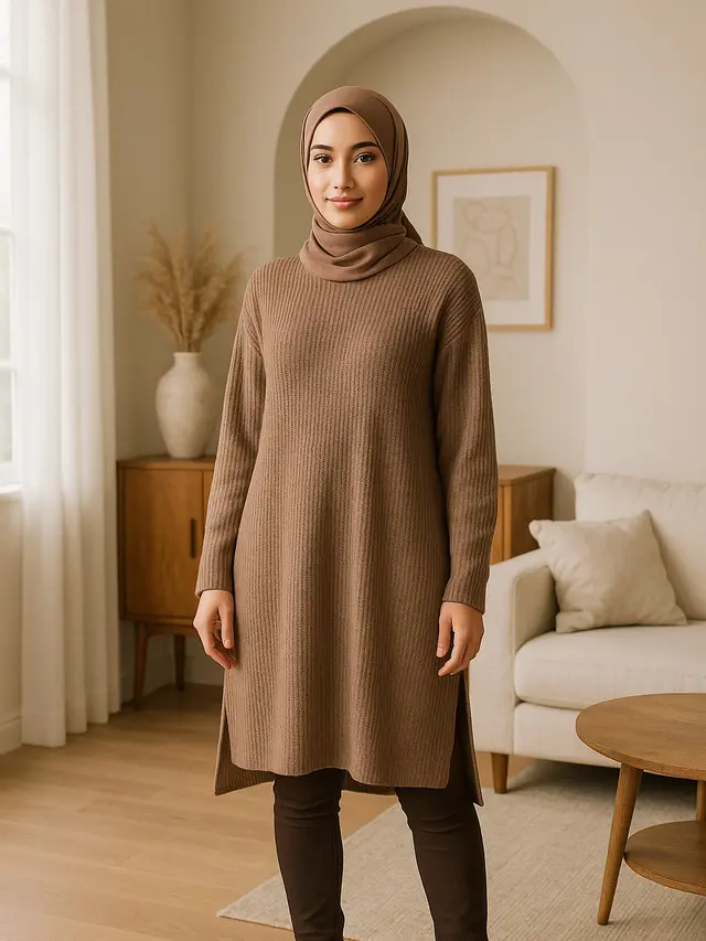 12 Model Baju Tunik Terbaru 2025 untuk Wanita Berhijab, Stylish dan ...