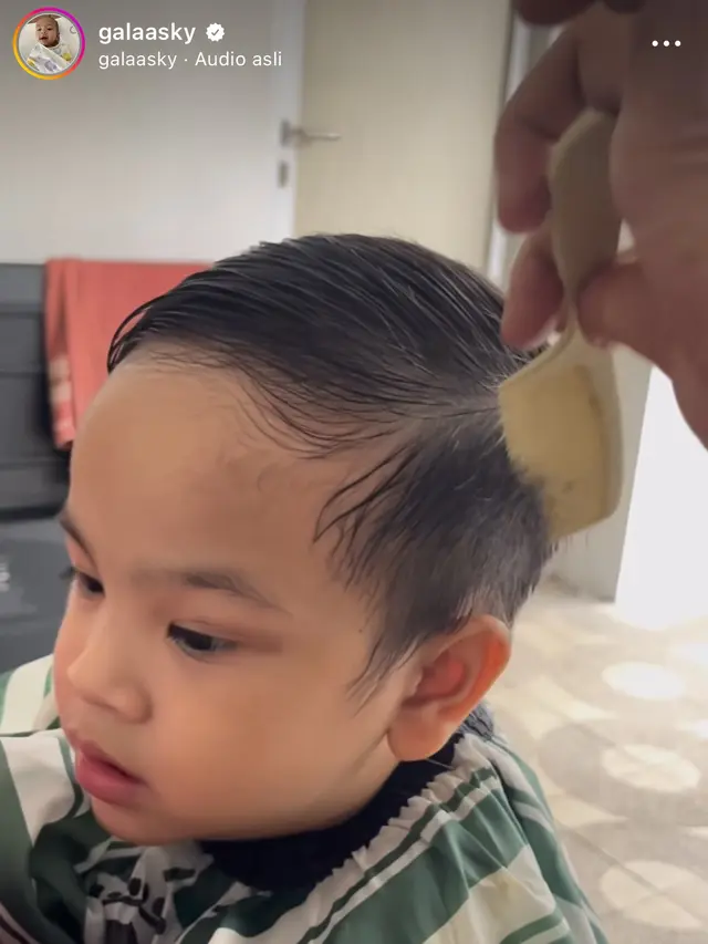 5 Potret Keberanian Gala Sky Saat Potong Rambut, Netizen Sebut Anak ...