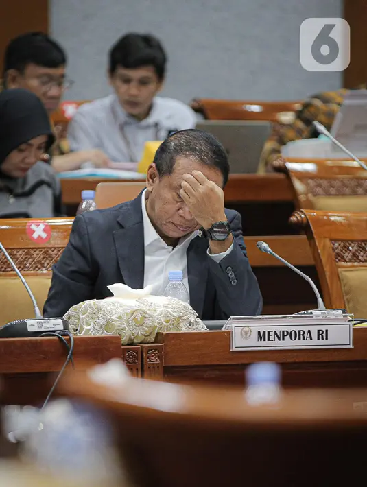 Momen Kemenpora - Komisi X DPR Bahas Program Kerja - Foto Liputan6.com