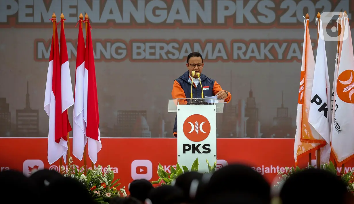 Anies Baswedan Hadiri Apel Siaga Pemenangan PKS 2024 - Foto Liputan6.com