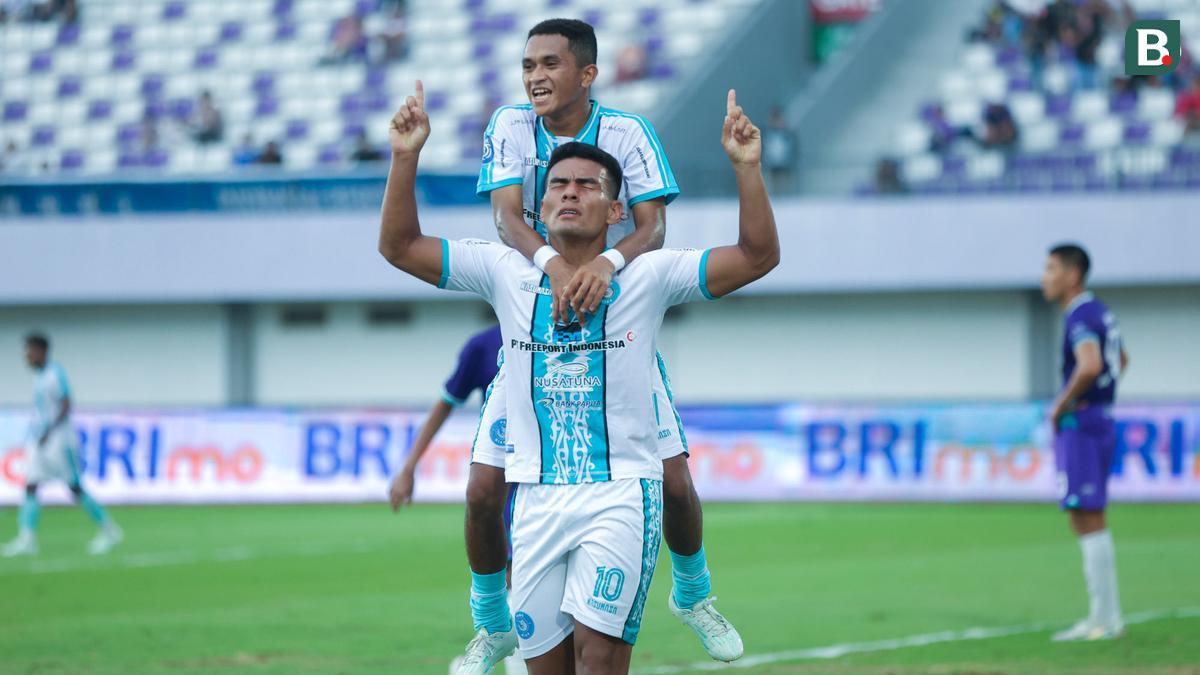 Foto: 2 Gol Alexandro Santos Tuntaskan Dendam PSBS Biak Atas Persita Tangerang di BRI Liga 1 ...