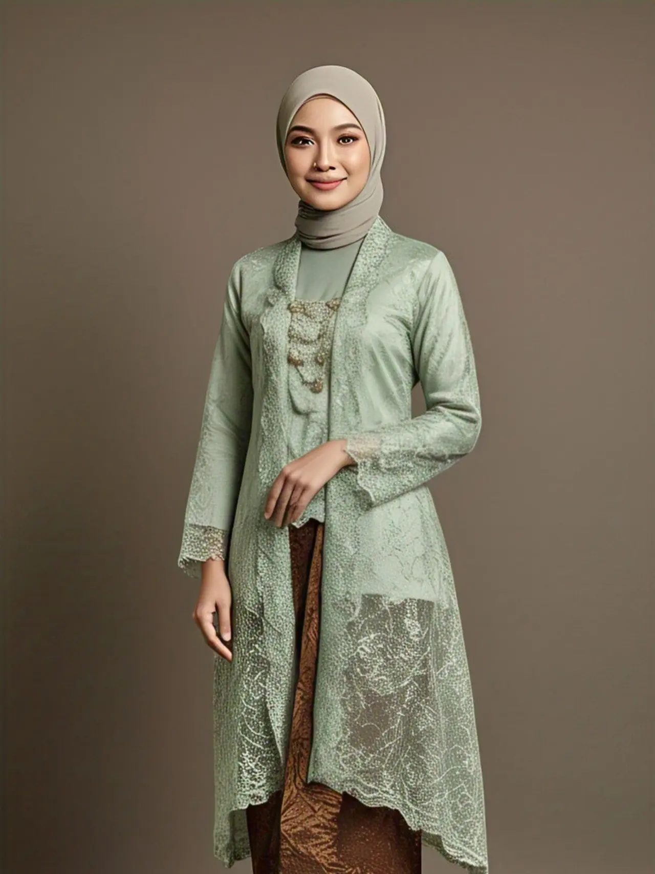 6 Rekomendasi Warna Kebaya 2025 yang Cocok untuk Hijaber Kulit Gelap - Islami Liputan6.com