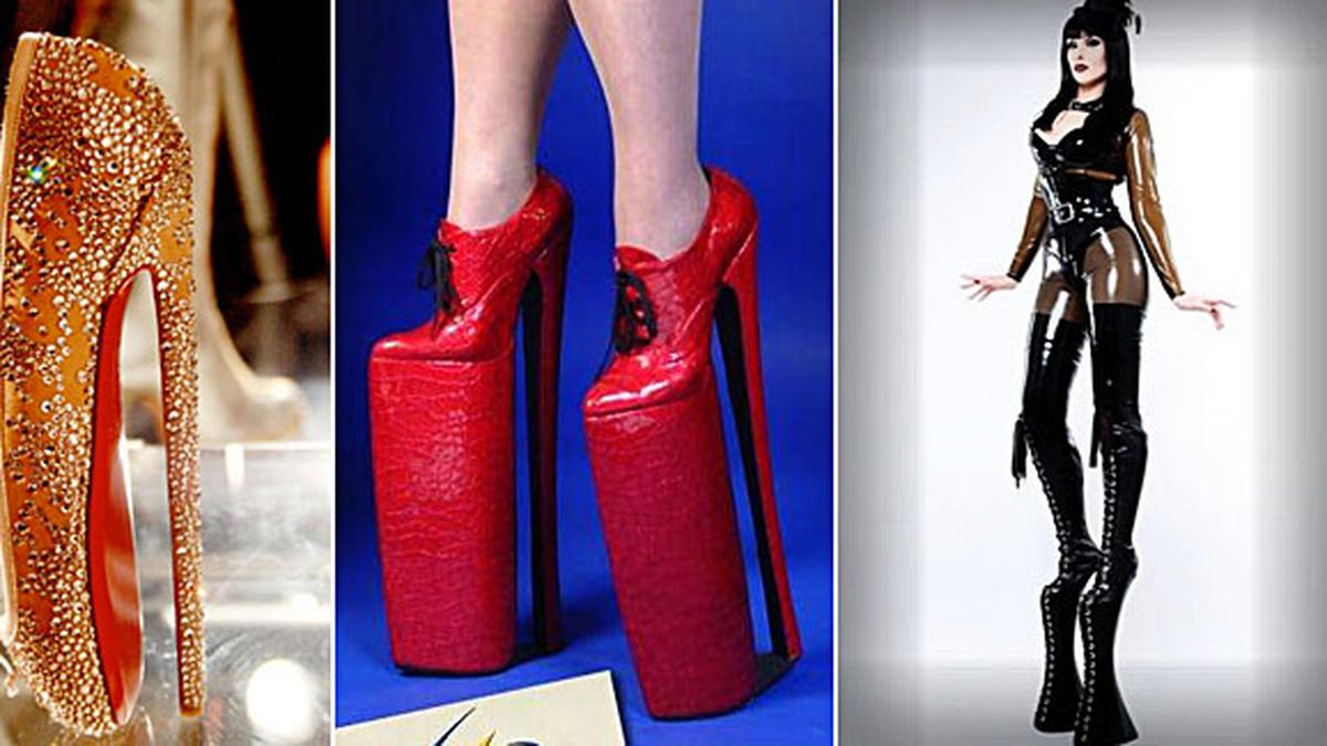 10 High Heels Paling Tinggi Sampai Tidak Ingin Anda Pakai