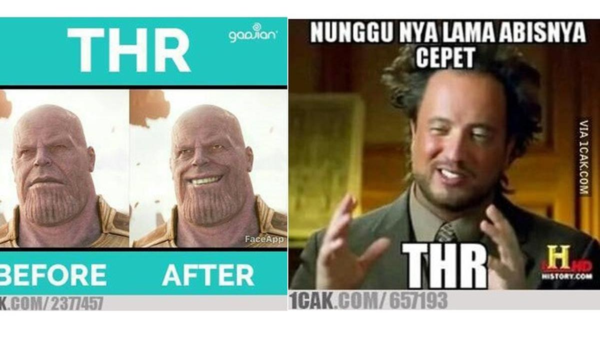 8 Meme Tunggu THR Ini Kocaknya Bikin Kesindir