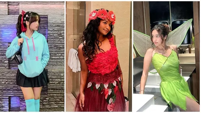 6 Potret Penampilan Artis Cosplay Jadi Tokoh Kartun Favorit di Ultah ...