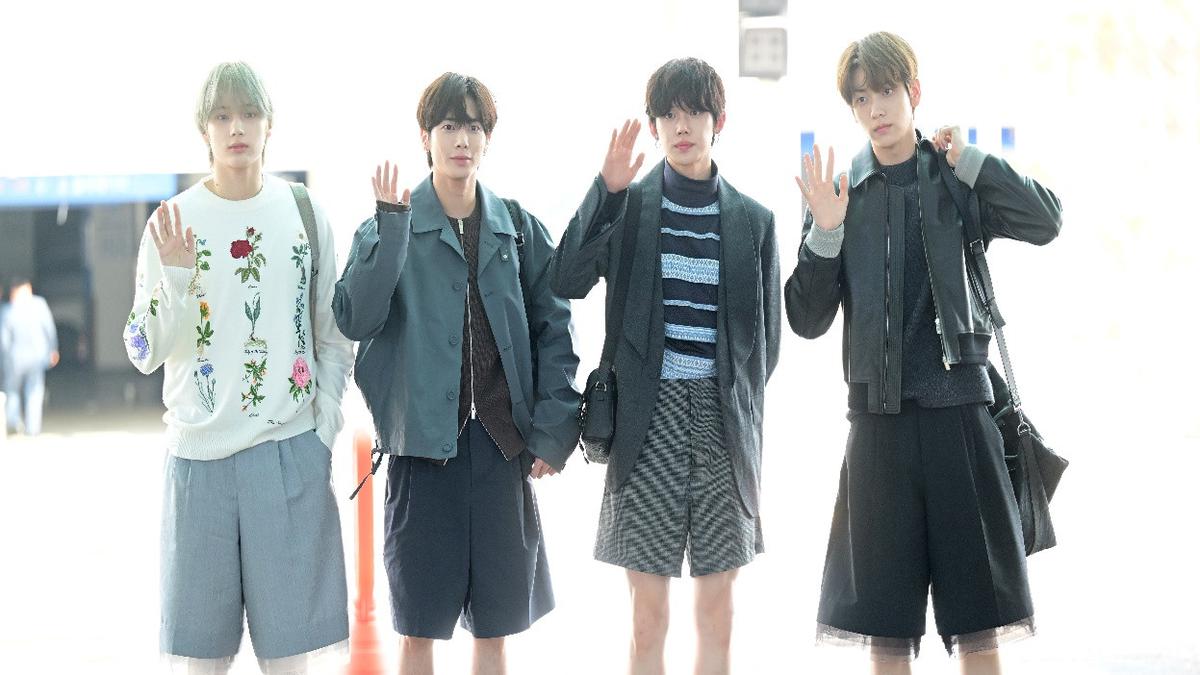 Deretan Potret Gaya Airport Military Preppy ala TOMORROW X TOGETHER ...