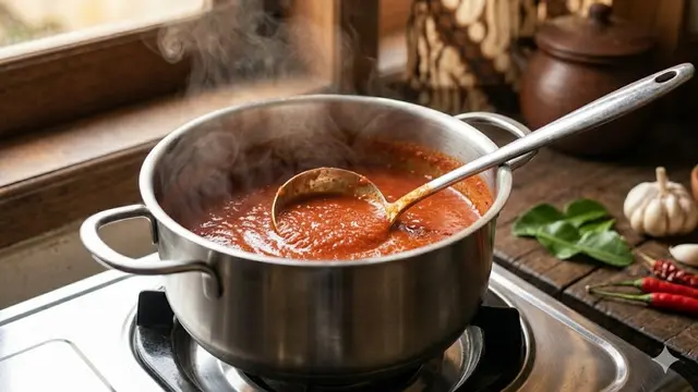 Cara Buat Saus Cabe Botolan Homemade Tanpa Pengawet, Pedas Segar dan ...