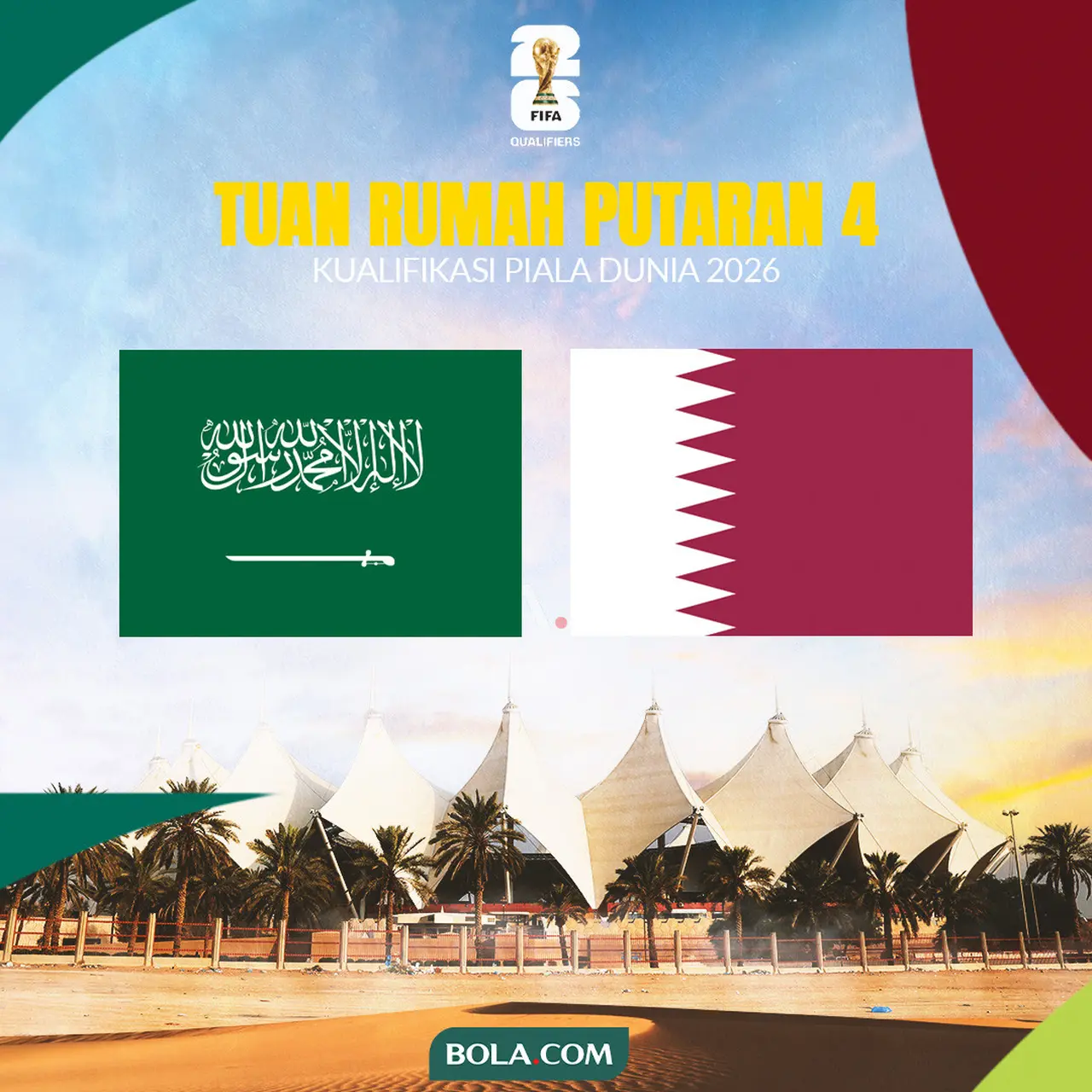 Arab Saudi dan Qatar Lolos Piala Dunia 2026, Bukti Sepak Bola Indonesia ...