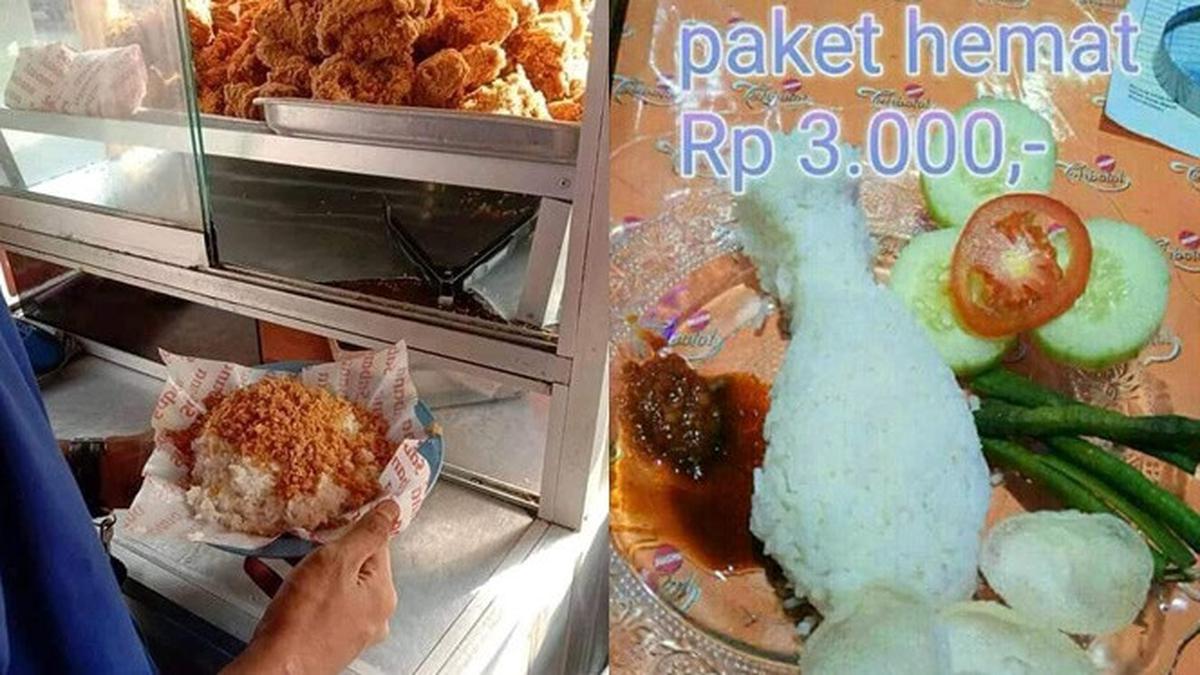6 Potret Makanan Paket Hemat Biar Irit Ini Kocak, Bikin Nyengir - Hot ...