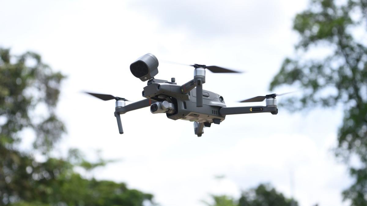 Canggih, Drone Korlantas Polri Bisa Cek Suhu Tubuh