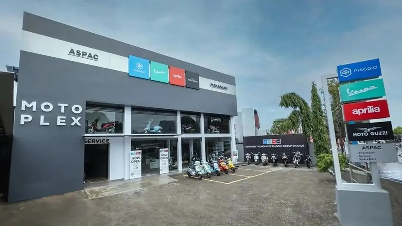 Dealer Motoplex 4 Brands Piaggio Indonesia Hadir Pertama Kali di Makassar - Otomotif Liputan6.com