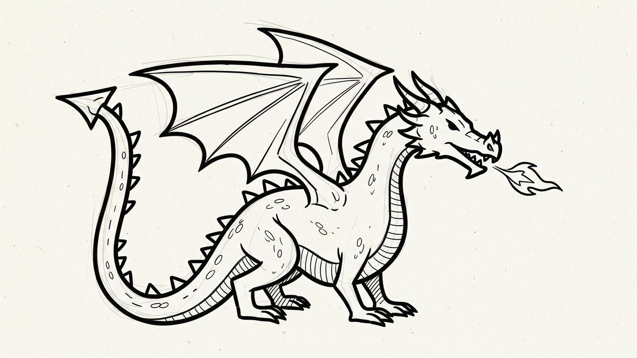 How to Draw a Dragon in 3 Styles: European, Asian, and Cartoon