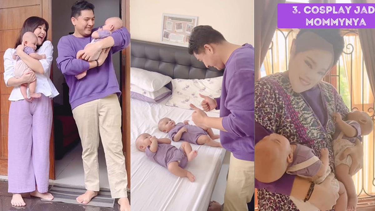 Punya Anak Kembar, Qausar Harta Sempat Bingung Lihat Anak dan Istrinya Nangis - Photo Fimela.com