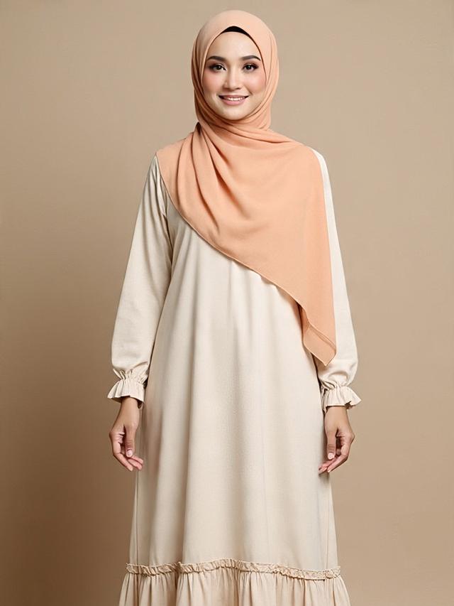 7 Trik Memilih Warna Gamis Sesuai Warna Kulit, Biar Enggak Salah Kostum