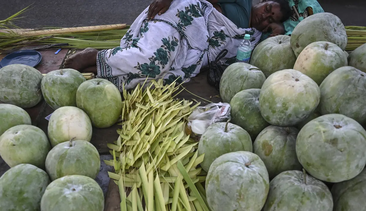 FOTO: Penampakan Labu Setan Selama Festival Durga Puja di India - Foto ...