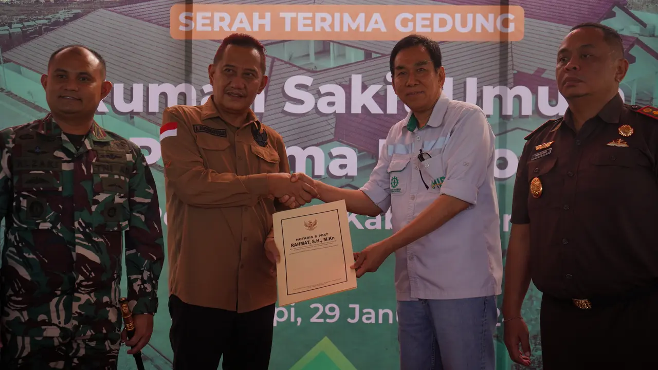 IMIP Serahkan Gedung Rumah Sakit Bahodopi ke Pemda Morowali - Bisnis ...
