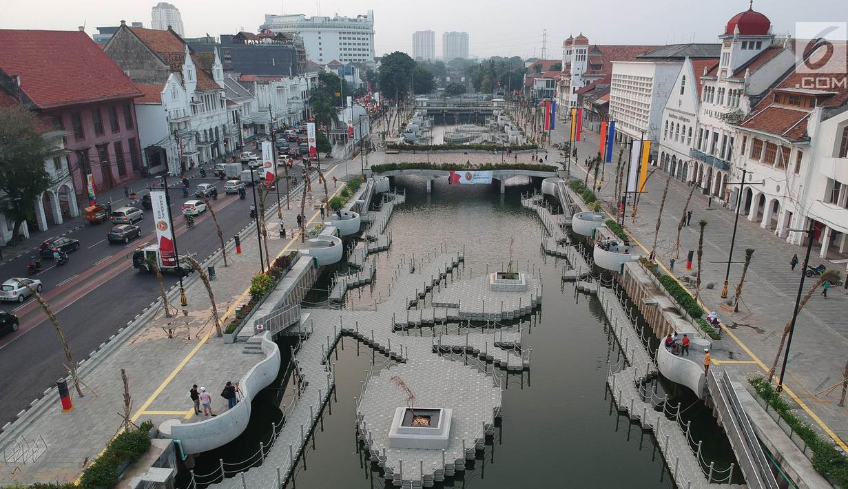 FOTO: Menikmati Keindahan Pedestrian Kali Besar di Kota Tua Jakarta ...