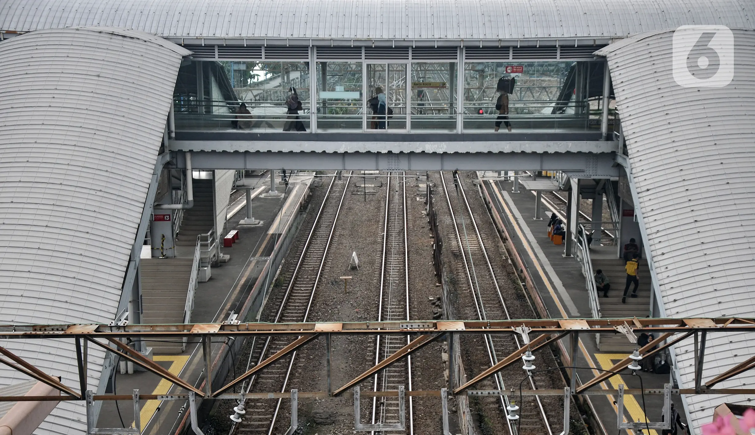 Proyek Perluasan Stasiun Tanah Abang Resmi Dimulai - Foto Liputan6.com