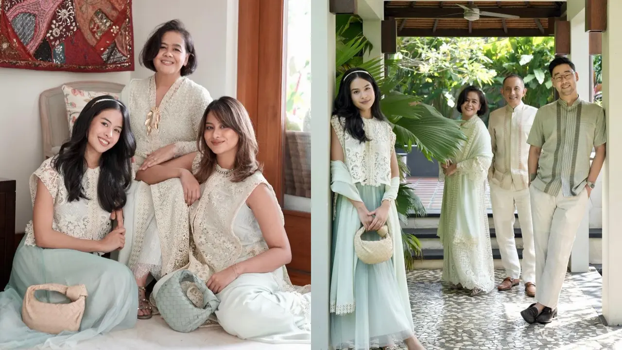 Warganet Pengguna Baju Lebaran Idul Fitri Warna Sage Bersatu, Kembaran ...