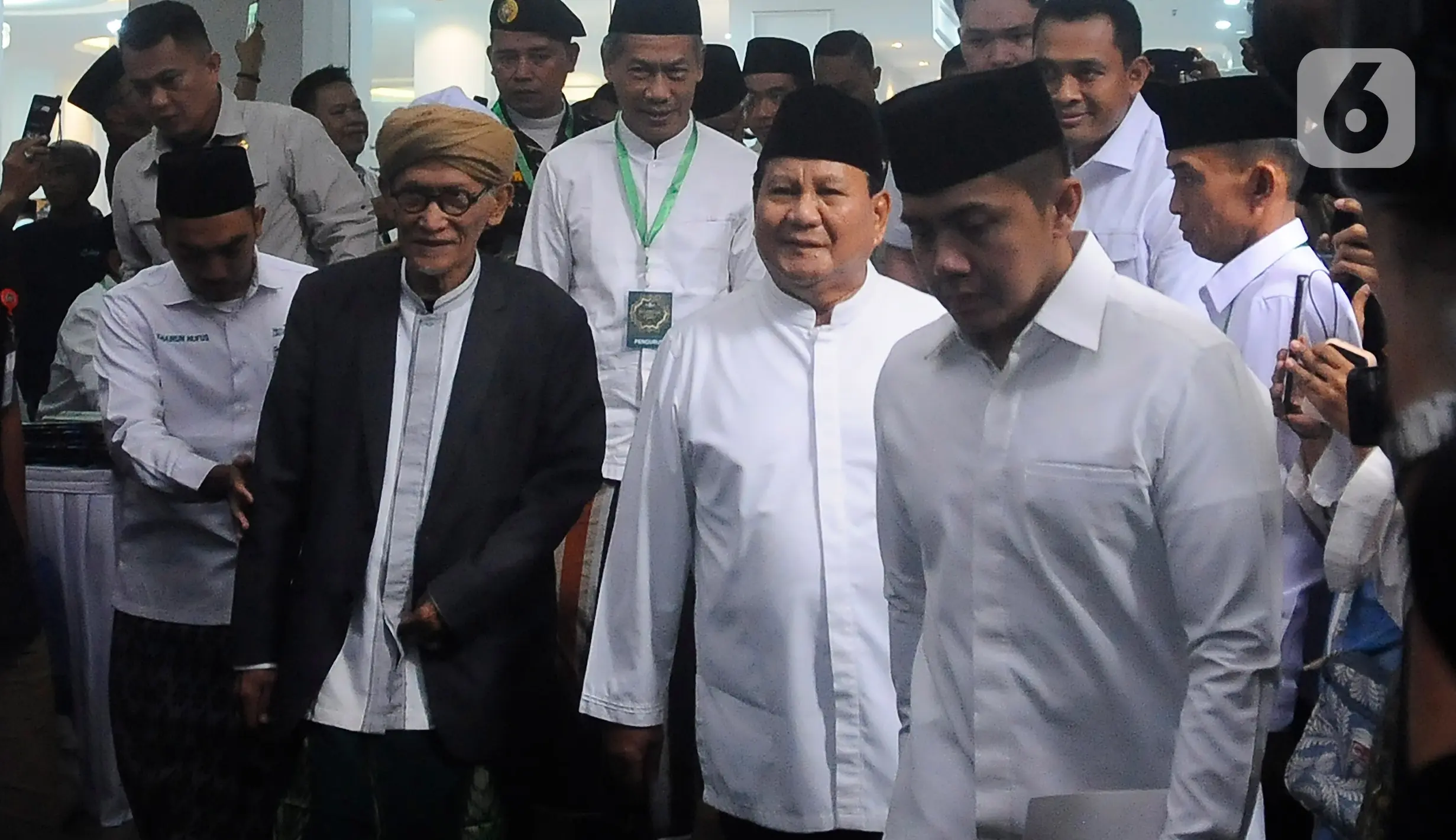 Prabowo-Gibran Hadiri Halalbihalal PBNU - Foto Liputan6.com