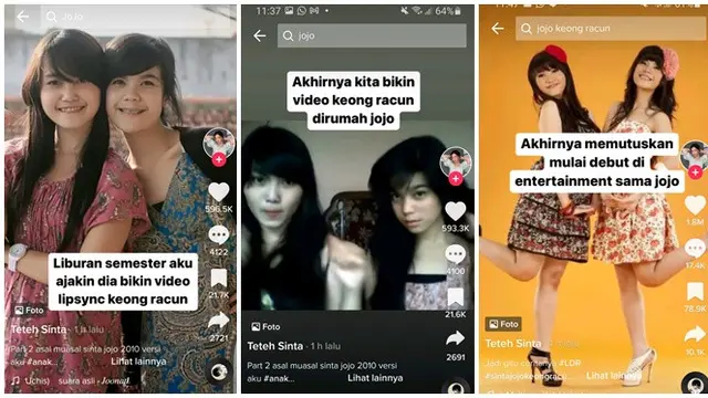 Sinta Ungkap Asal Muasal Viralnya Lagu Keong Racun dan Hubungannya dengan Jojo - Hot Liputan6.com