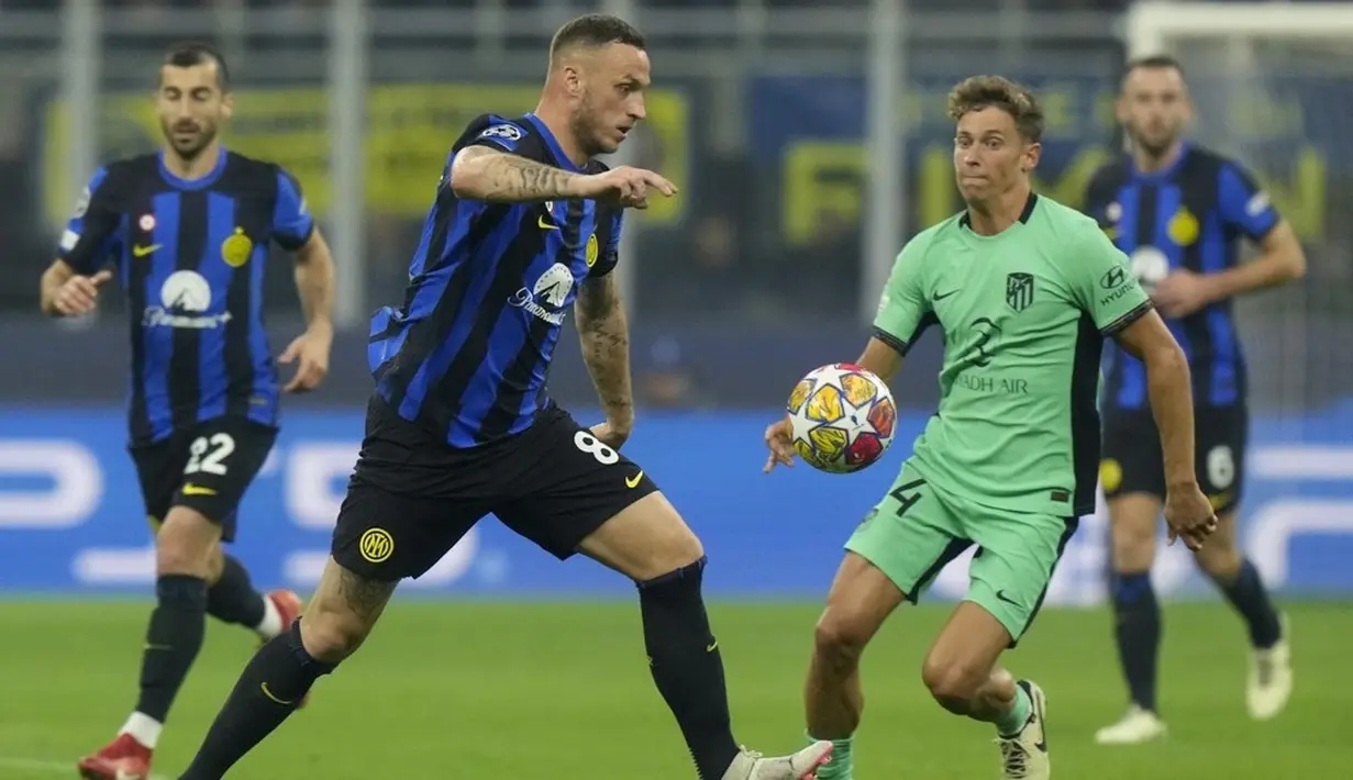 Foto: Marko Arnautovic Sang Pahlawan, Inter Milan Raih Kemenangan Penting Atas Atletico Madrid ...