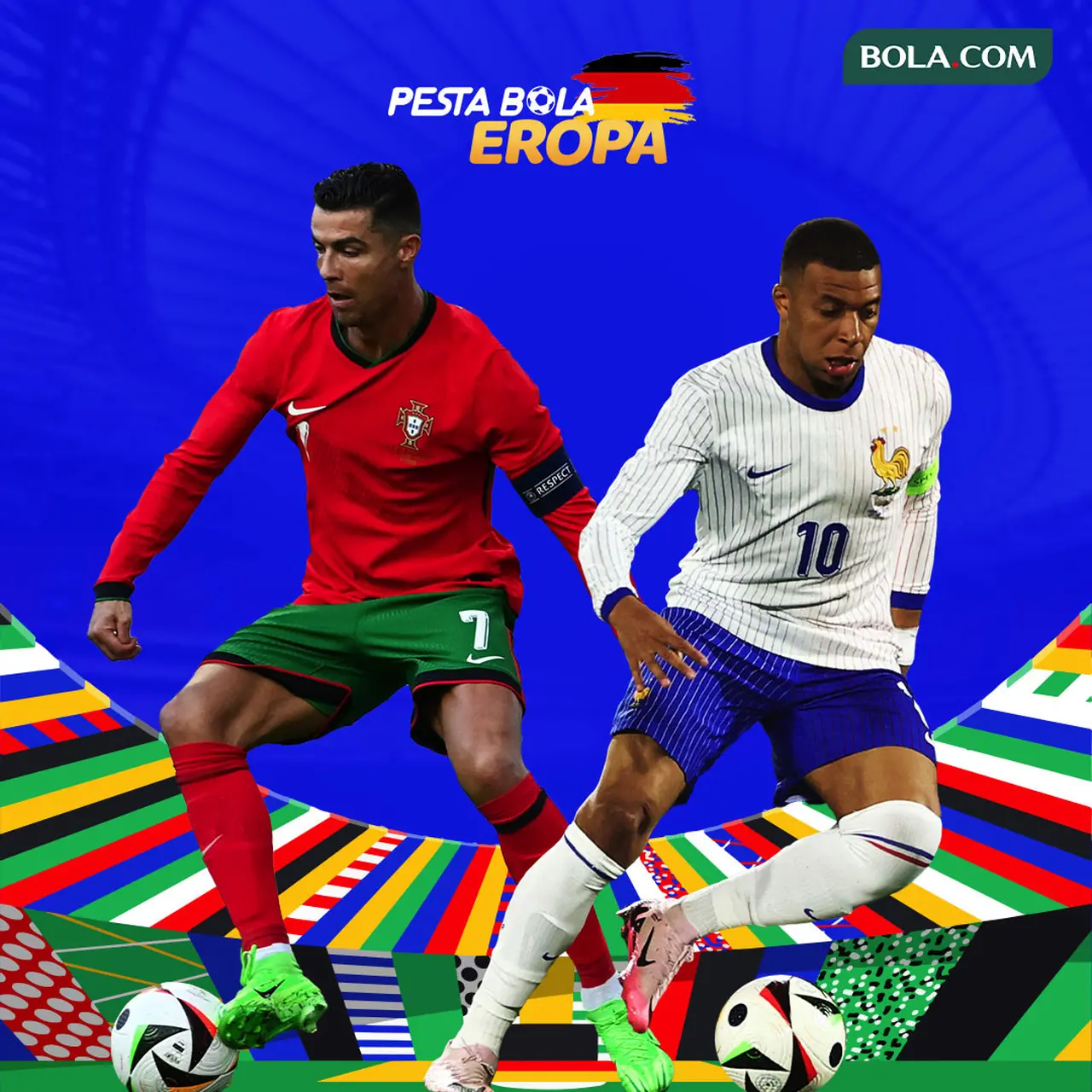Kylian Mbappe Vs Cristiano Ronaldo pada Perempat Final Euro 2024: Duel ...