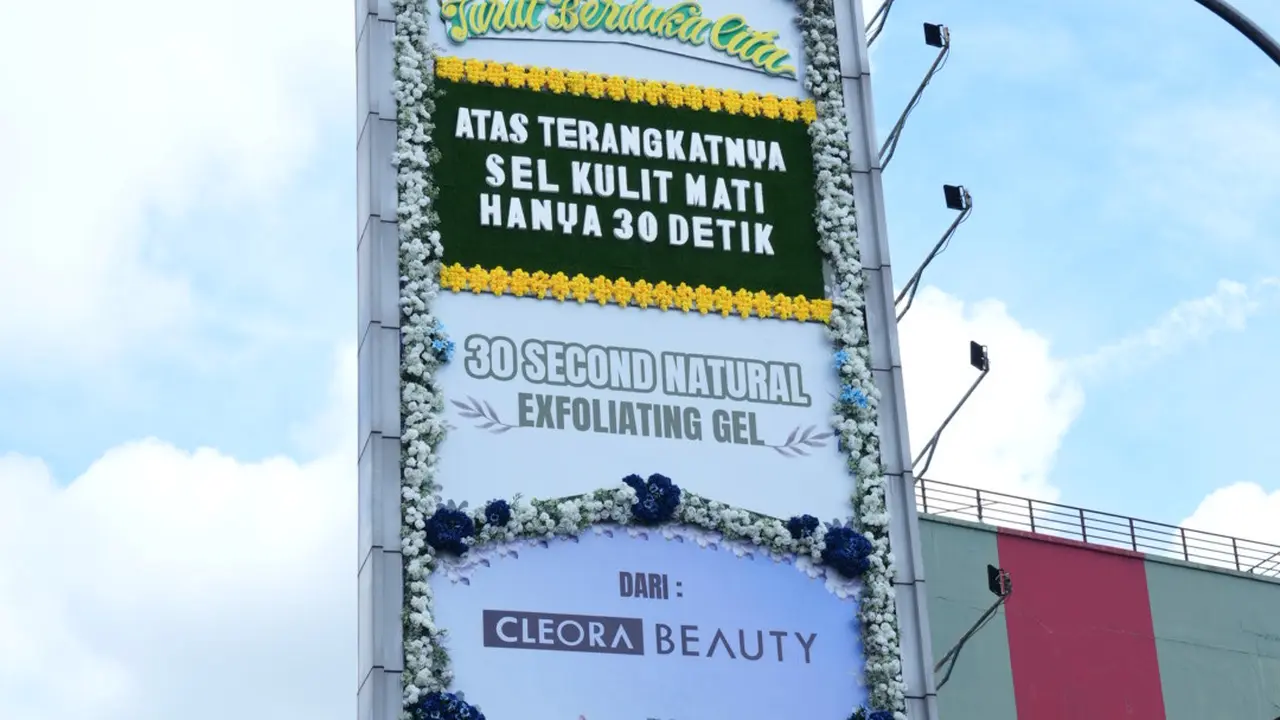 Usai Gandeng Marshanda, Cleora Beauty Viral Lagi dengan Karangan Bunga ...