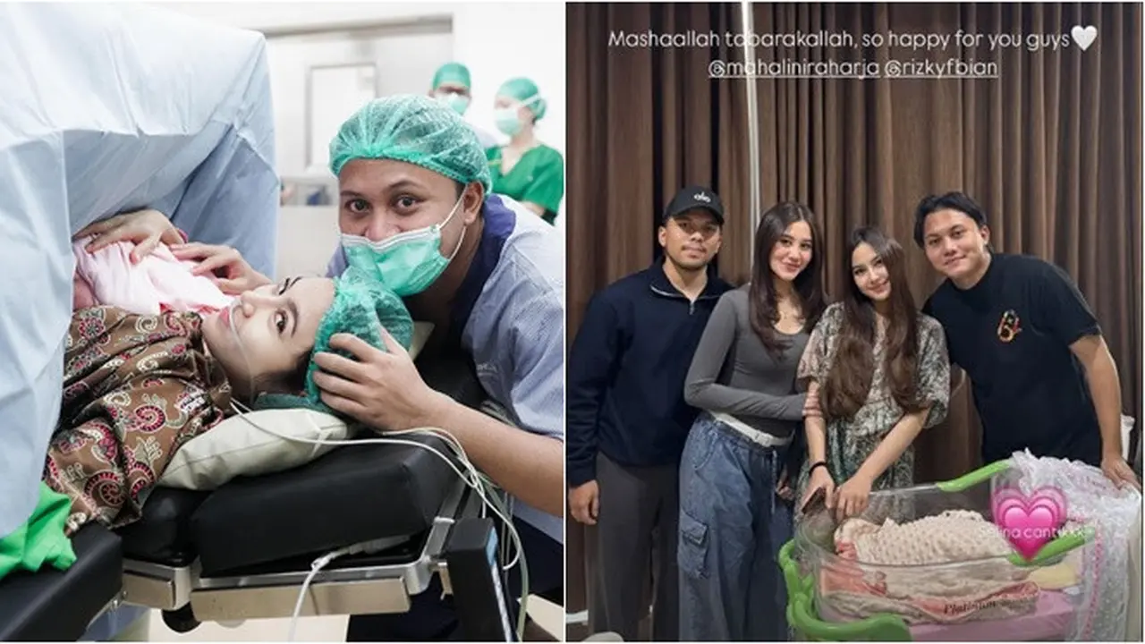 6 Potret Mahalini Melahirkan Anak Pertama, Rizky Febian Ungkap Nama ...