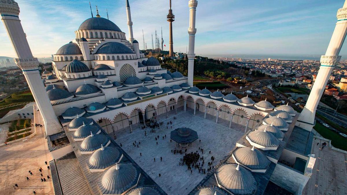 Jelang Ramadan 2019, Presiden Erdogan Resmikan Masjid Terbesar di Turki ...
