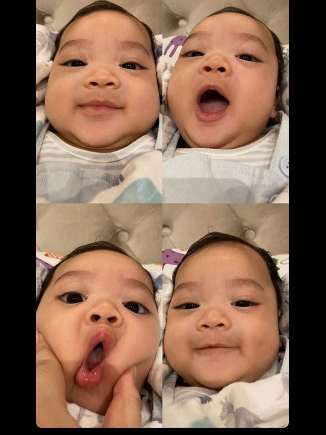 Penantian Lama, Ini 6 Potret Baby Gin Anak Gilang Dirga yang ...