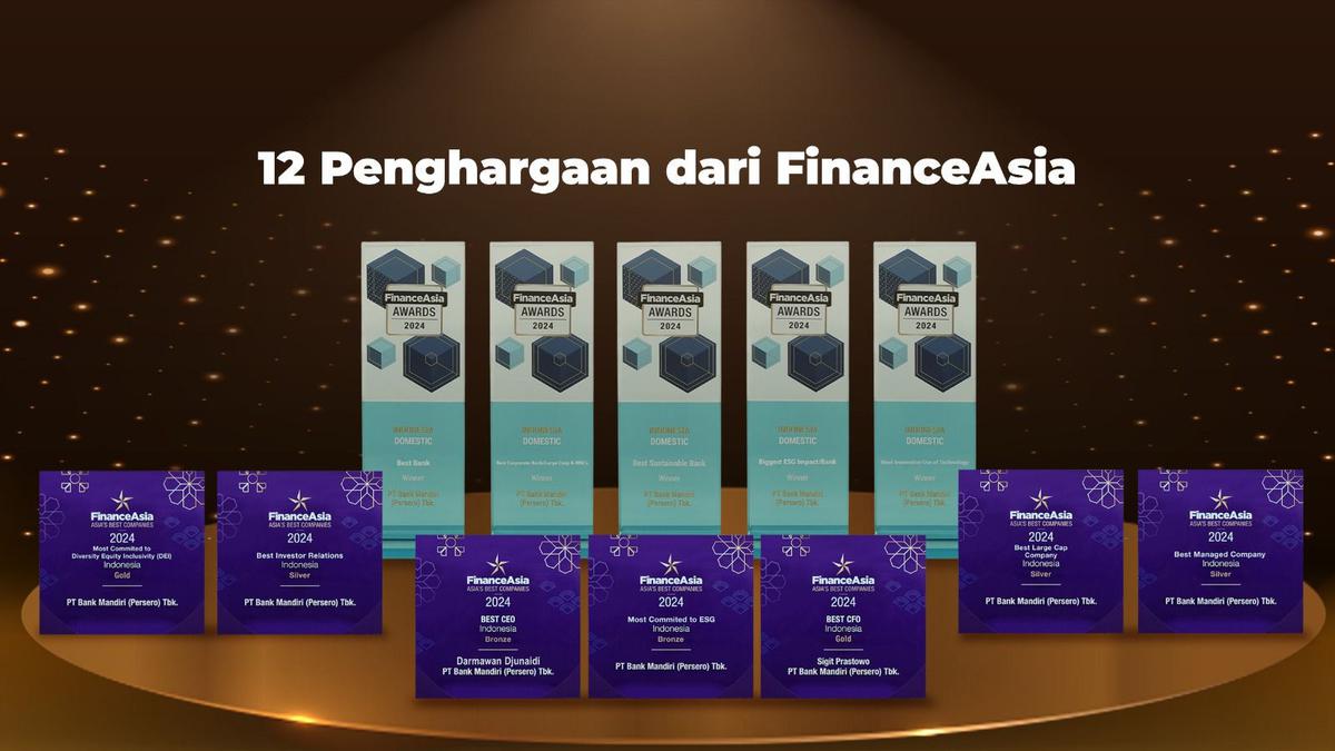 Bank Mandiri Jadi Bank Nasional yang Raih Penghargaan Terbanyak di ...