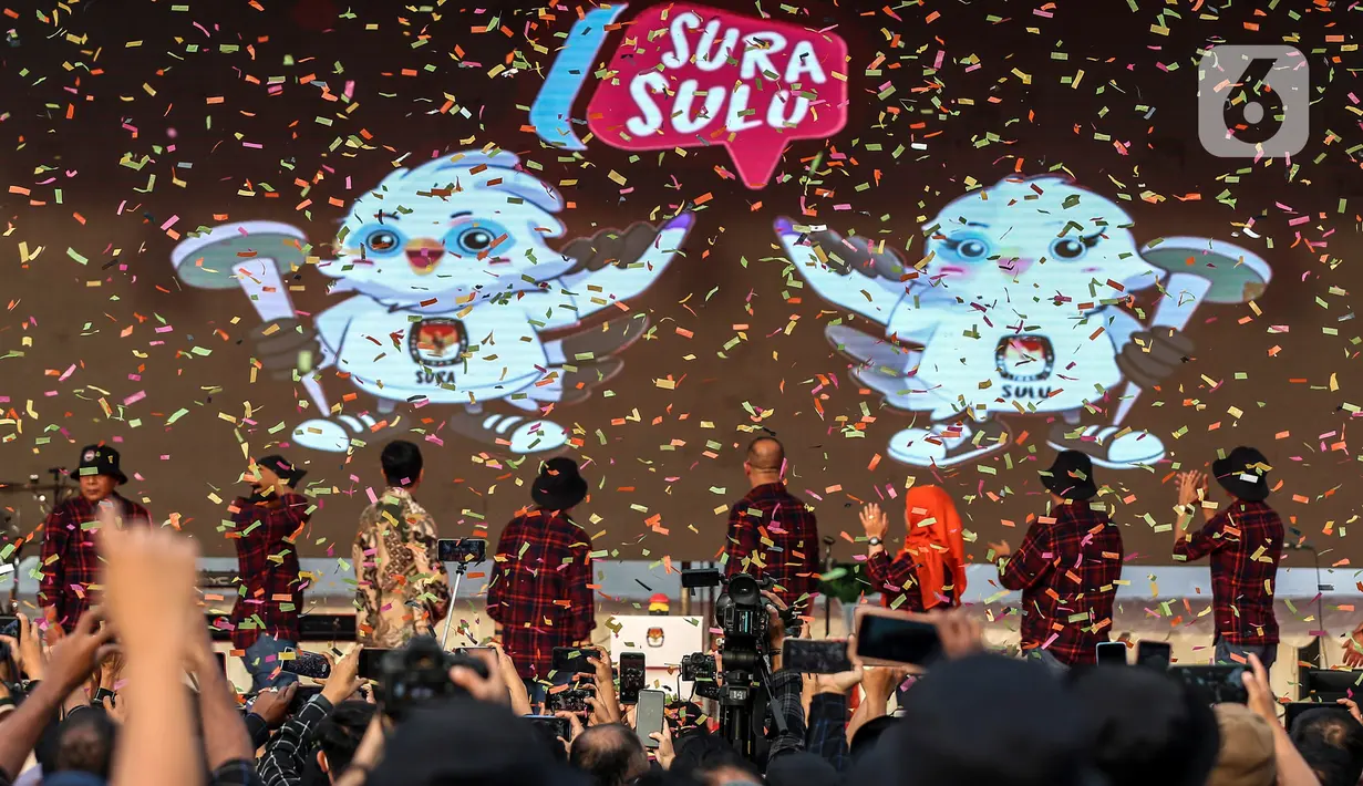 Inilah Maskot dan Jingle Pemilu 2024 - Foto Liputan6.com