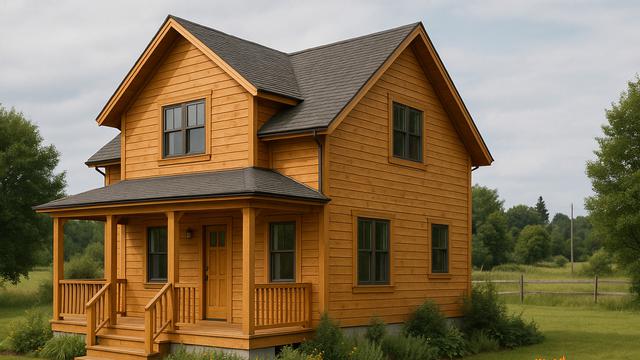 8 Gambar Rumah Papan Kayu yang Cantik dan Asri di Kampung, Bisa Jadi ...