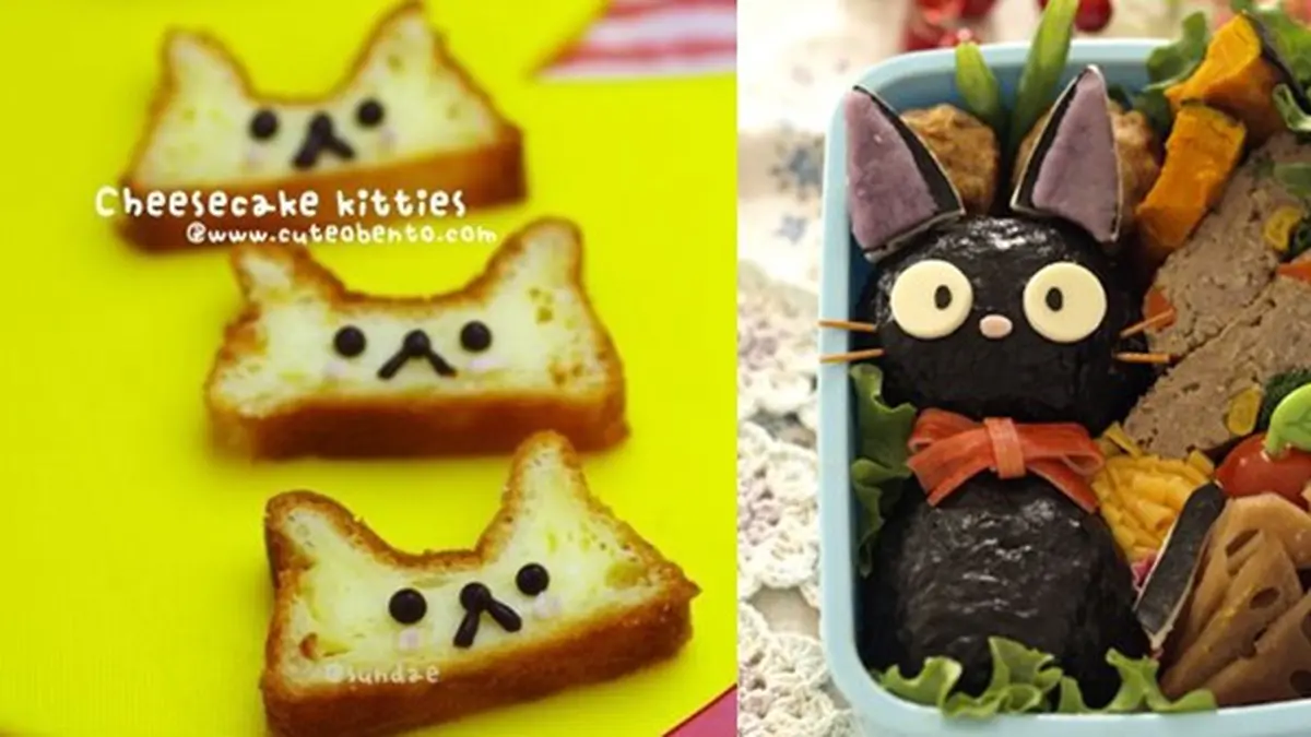 Kreasi Makanan Bentuk Kucing Yang Super Kawaii - Photo Fimela.com