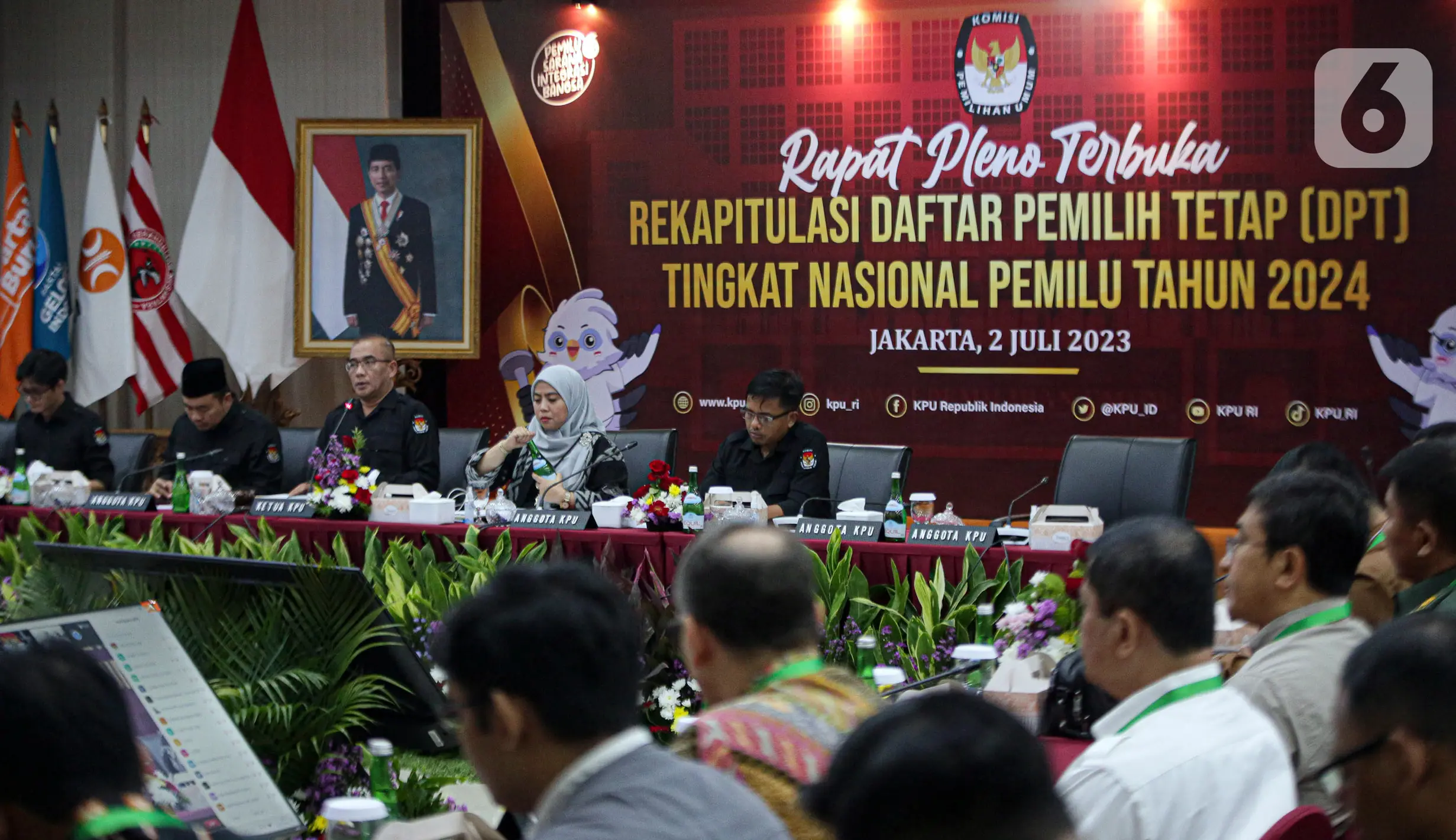 Kpu Resmi Tetapkan Dpt Pemilu 2024 Sebanyak 204 807 222 Pemilih Foto