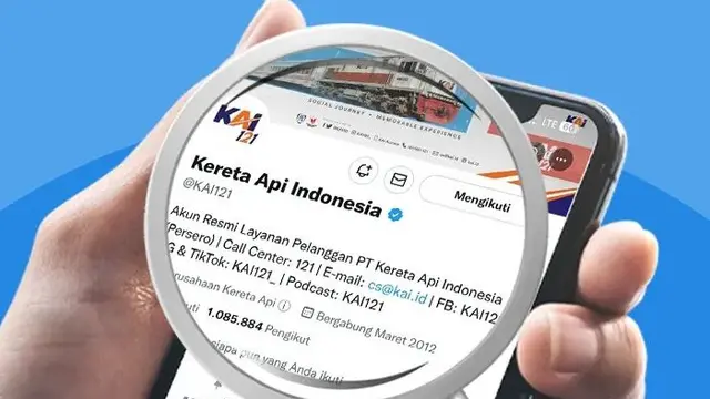 Waspada Tertipu Akun Twitter Palsu KAI, Ini Modusnya - Bisnis Liputan6.com