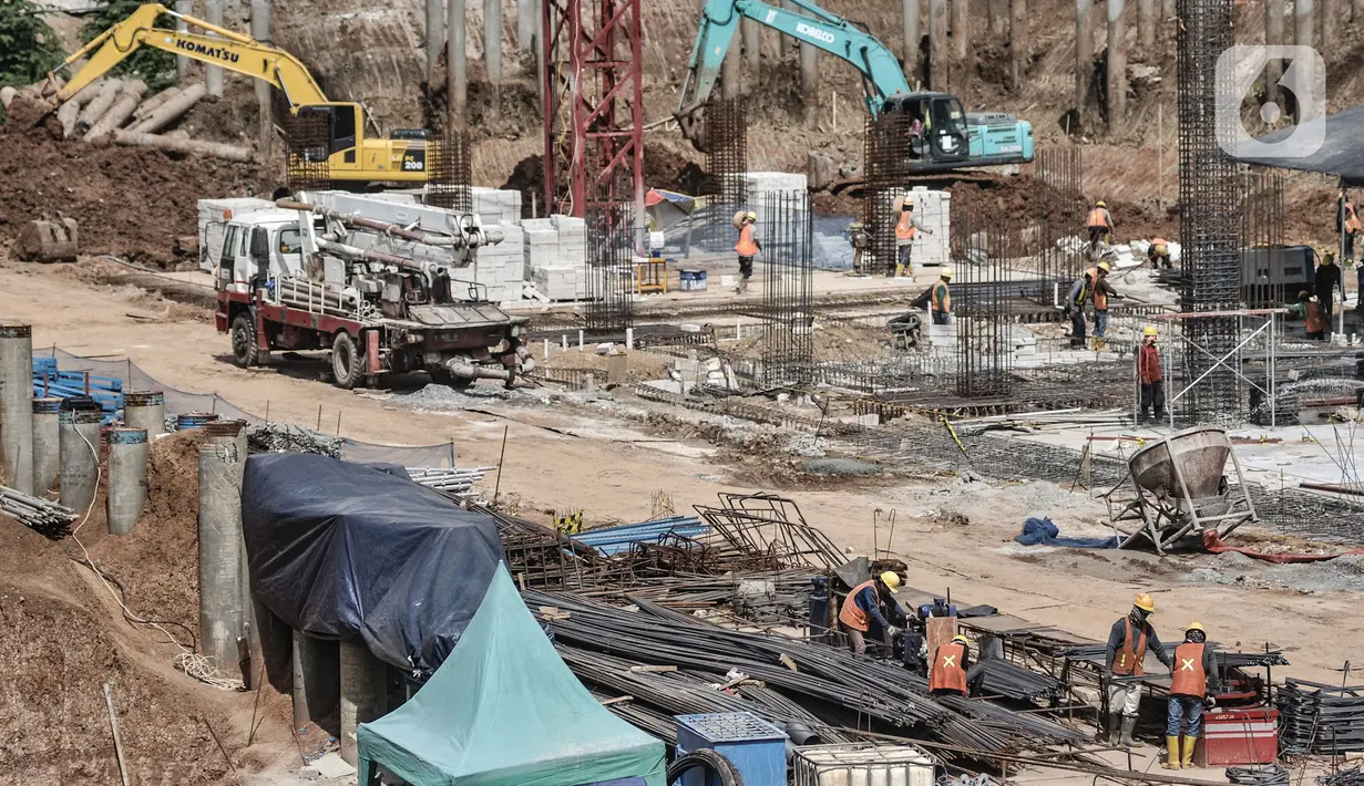 FOTO: Pembangunan Pasar Senen Blok I dan II Terus Dikebut - Foto ...