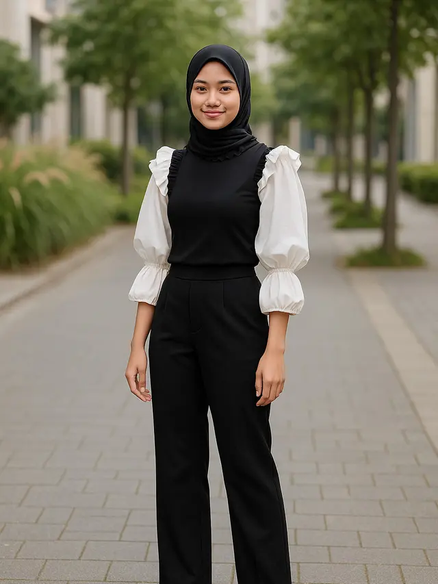 6 Outfit Monokrom Simpel dan Stylish 2025, Tampil Menawan saat Hangout - Hot Liputan6.com