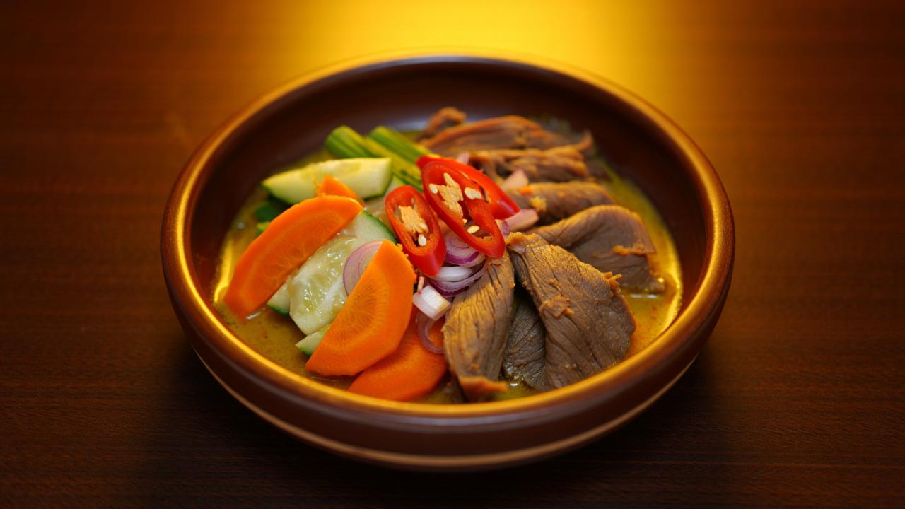 Resep Acar Daging Sapi, Segar dan Gurih untuk Hidangan Istimewa