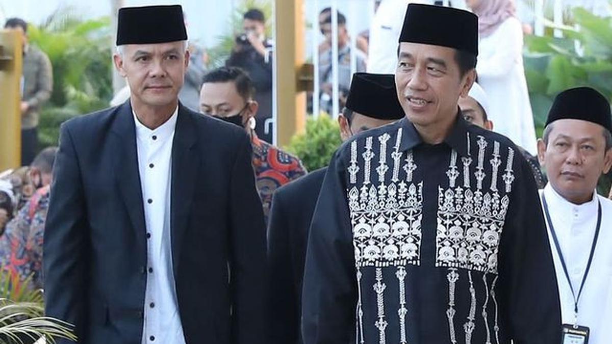 Potret Ganjar Pranowo dan Jokowi Salat Ied di Masjid Syekh Zayed Solo di Lebaran Idul Fitri 2023 ...