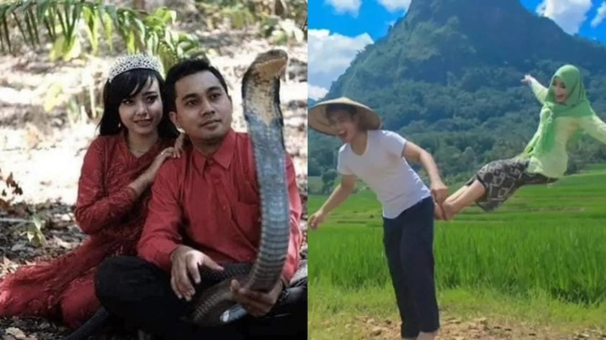 6 Prewedding Unik Tema 'Back To Nature' Ini Gokil Banget - Hot Liputan6.com