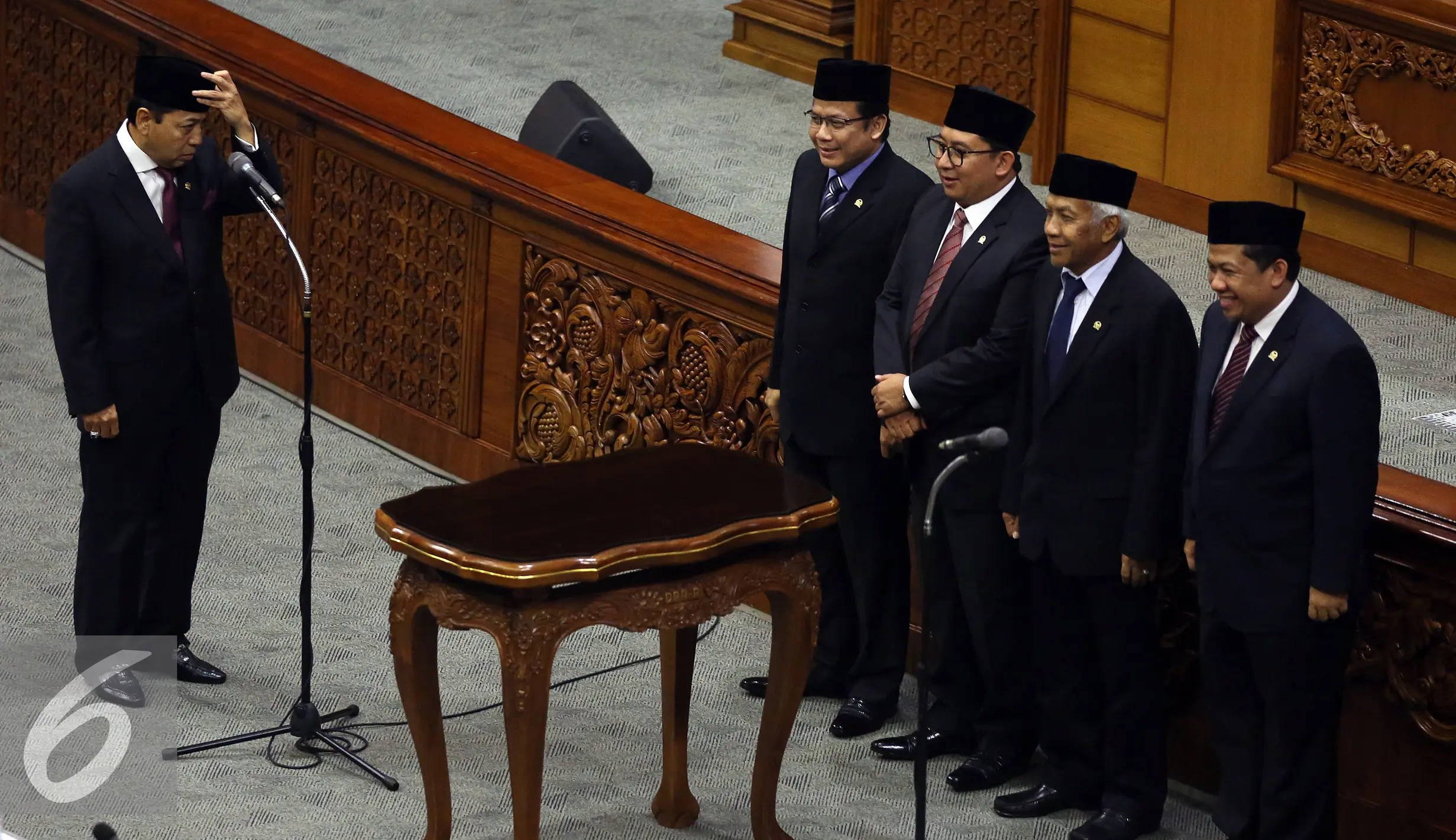 Setya Novanto Kembali Dilantik Menjadi Ketua DPR - Foto Liputan6.com