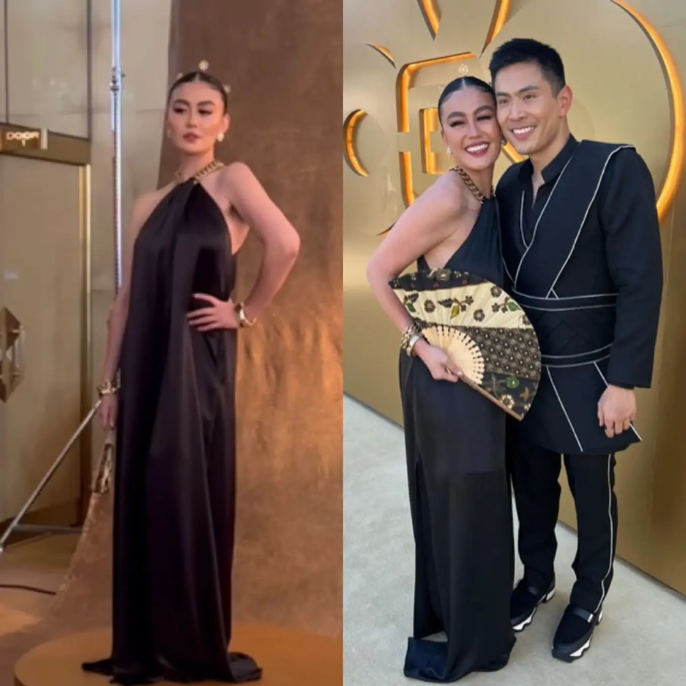 6 Gaya Agnez Mo Hadir di Penghargaan Internasional Gold Gala 2024, Kenakan Tusuk Konde Kembang ...