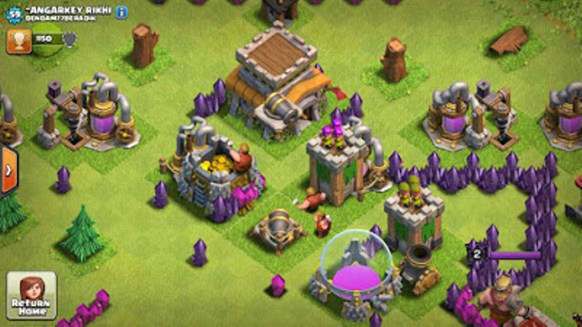 Begini Penampakan Clash of Clans (COC) Berhantu DENDAM77BERADIK